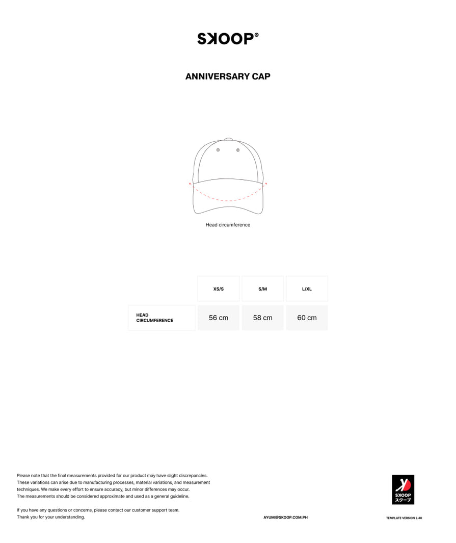 SKOOP® JP Logo White Cap