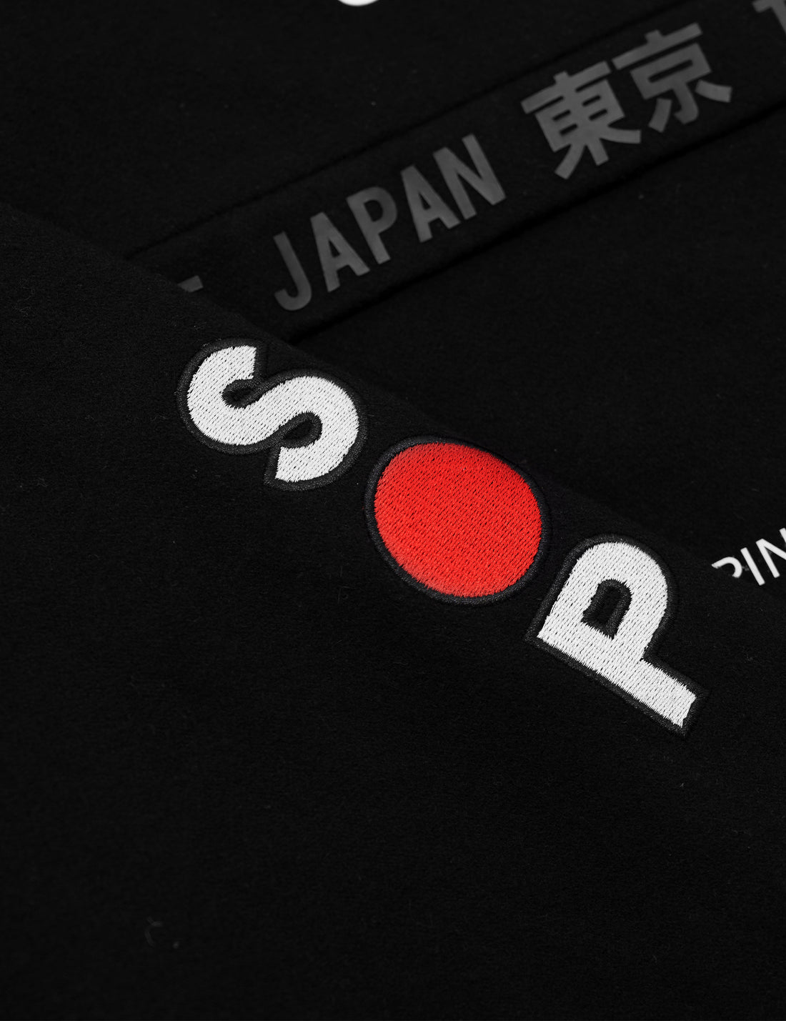 SKOOP® Ryuu Varsity Jacket Triple Black