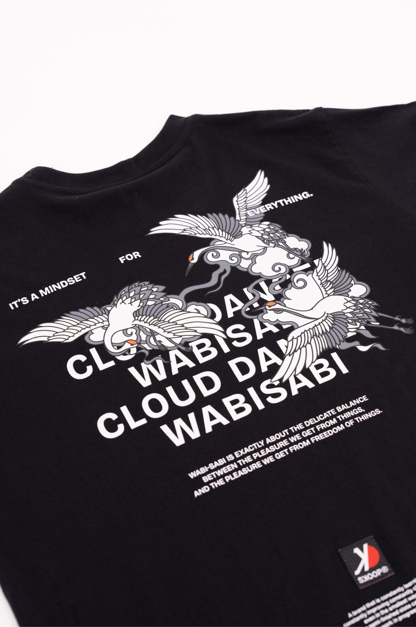 SKOOP® Crewneck Shirt Cloud Dancer Black