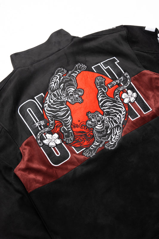 SKOOP® RT Suede Race Jacket Triple Black