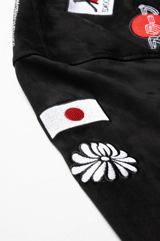 SKOOP® RT Suede Race Jacket Triple Black