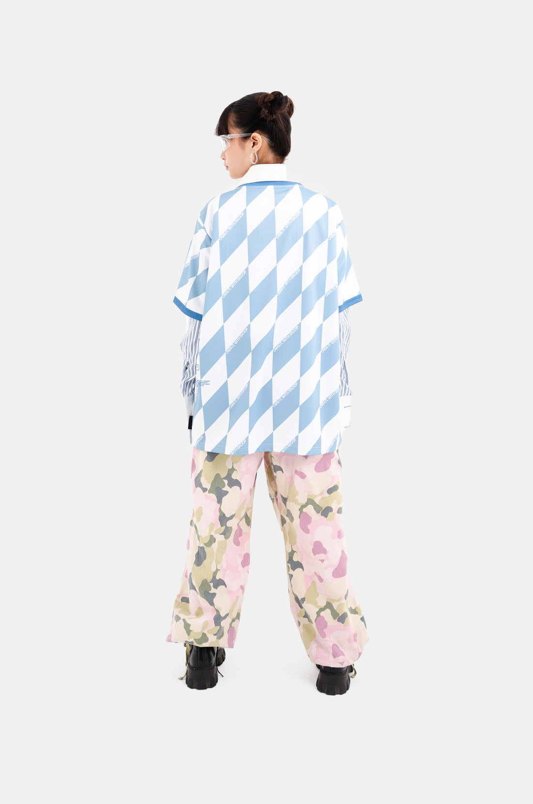 SKOOP® Evergreen Buttoned Collared Jersey Light Blue